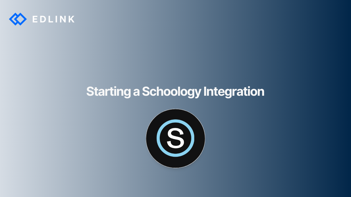 Starting a Schoology Integration – Edlink