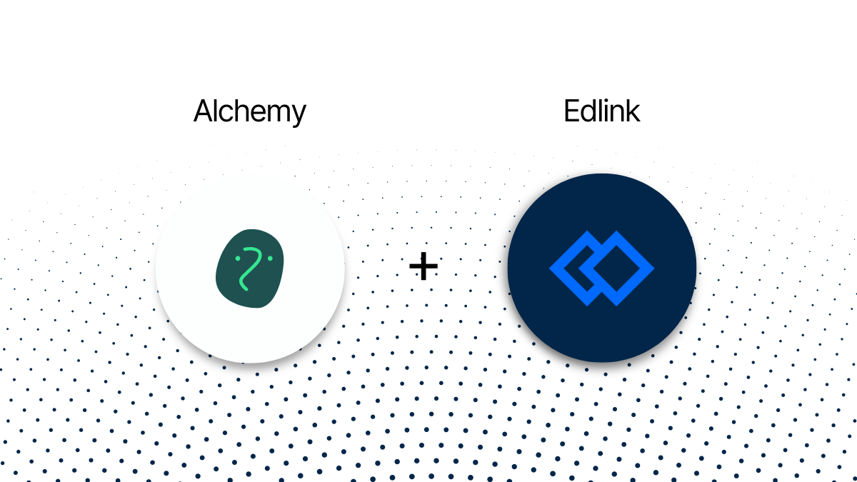 Edlink proudly welcomes Alchemy to the team!