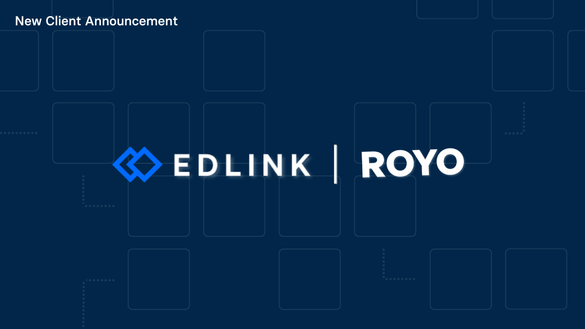 Edlink proudly welcomes ROYO to the team!