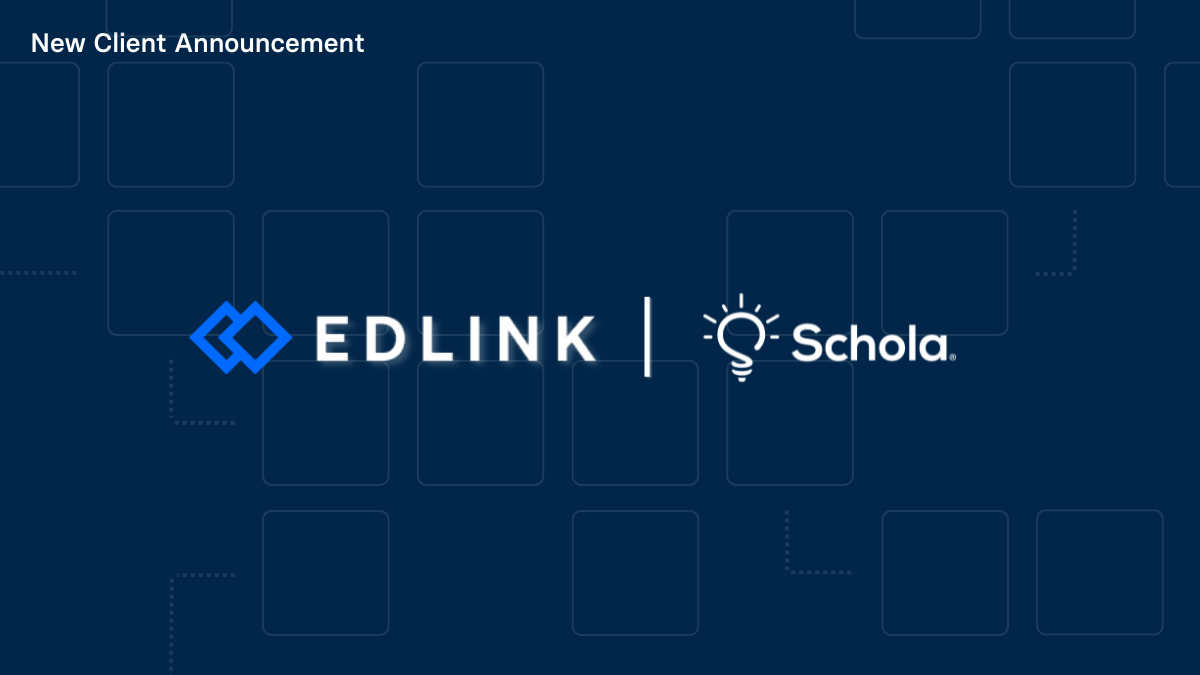 Edlink proudly welcomes Schola to the team!