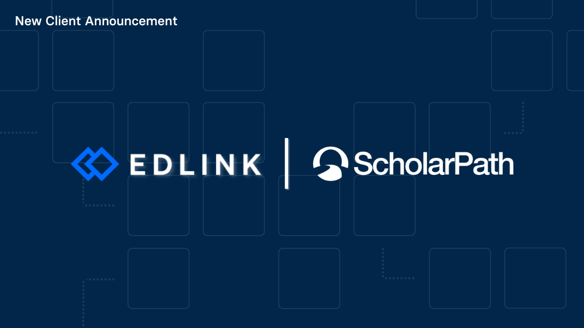 Edlink proudly welcomes ScholarPath to the team!