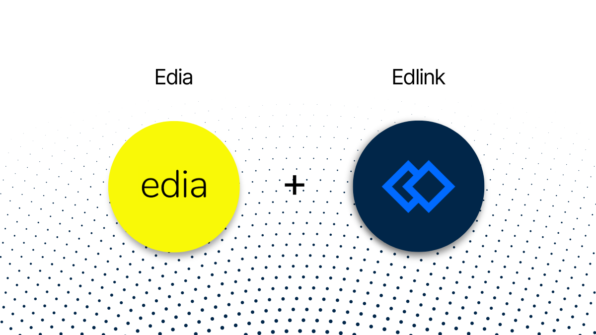 Edlink proudly welcomes Edia to the team!