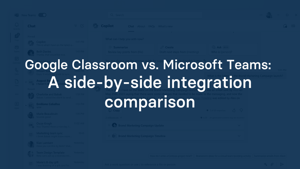 Integration Comparison: Google Classroom vs. Microsoft Teams – Edlink